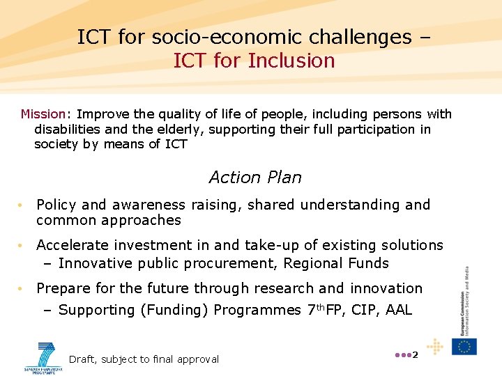 Challenge 5 Obj 5 4 ICT for Ageing