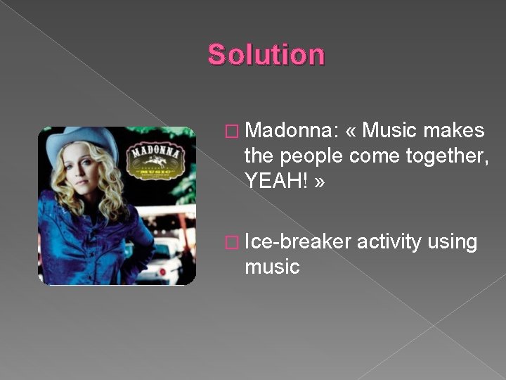 I GOTTA FEELING IceBreaker Activity By Catherine Rousseau