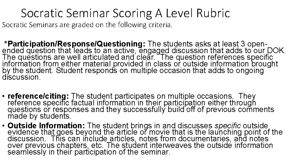 Learning Objectives I can cite specific textual evidence