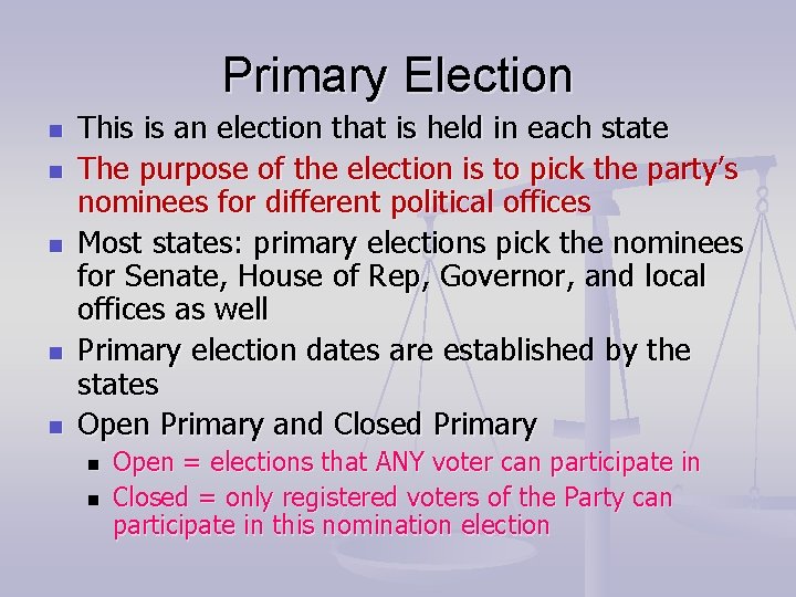 Elections and Voting Bell Ringer 1 2 Answer