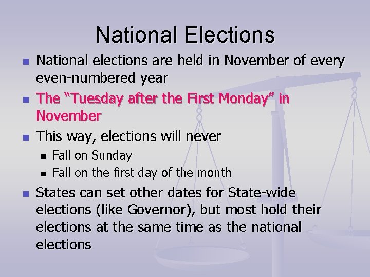 Elections and Voting Bell Ringer 1 2 Answer