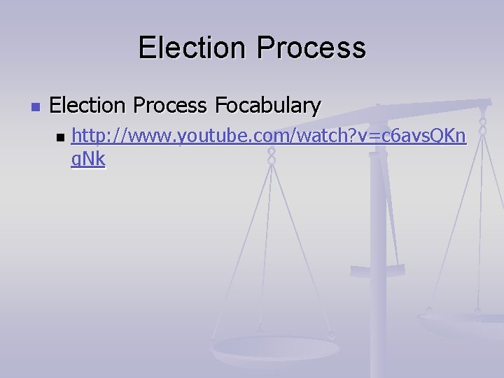 Elections and Voting Bell Ringer 1 2 Answer