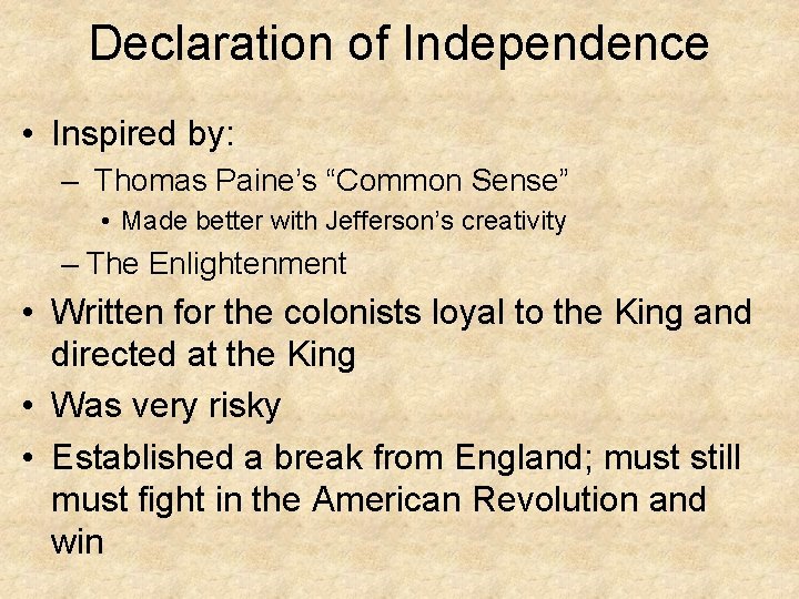 1 3 Declaration of Independence and Democracy Background