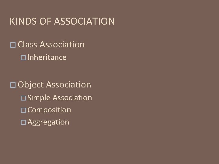 Objectoriented Programming Oop Lecture No 5 Multiple Inheritance