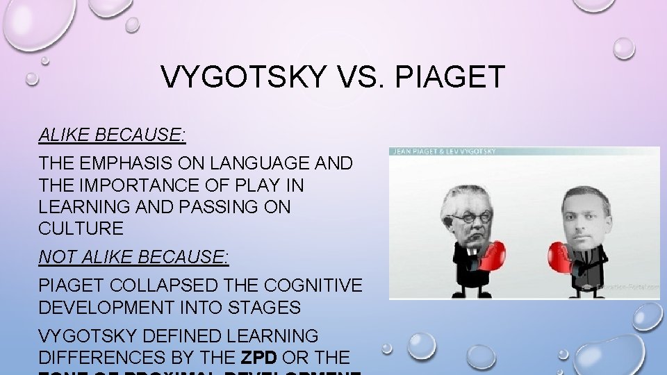 LEV VYGOTSKY SOCIAL COGNITIVE DEVELOPMENT CREATED BY MORGAN