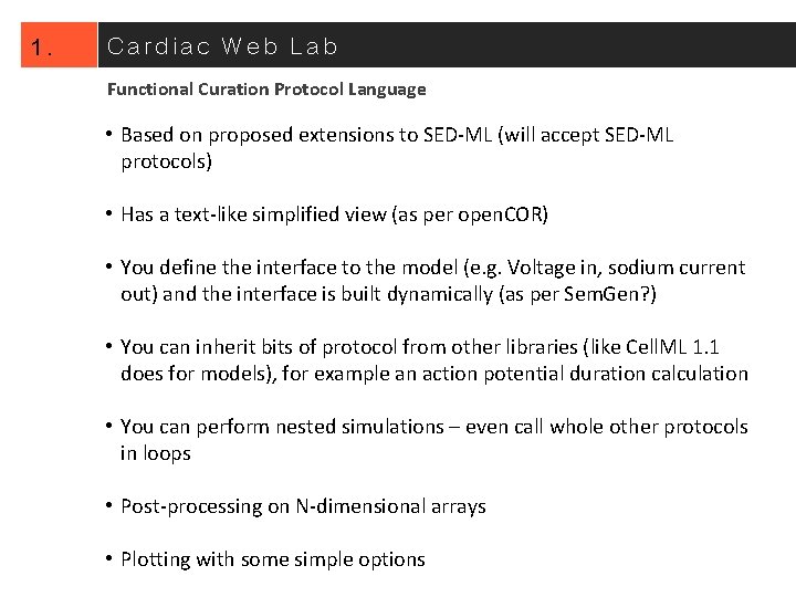 Functional Curation with the Cardiac Electrophysiology Web Lab