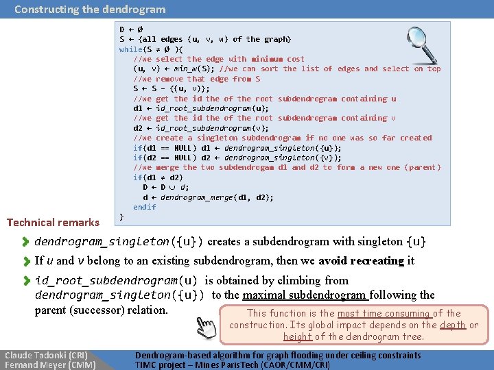 Dendrogrambased Algorithm Weighted Graphs Flooding Algorithm Implementation Parallelization 9091