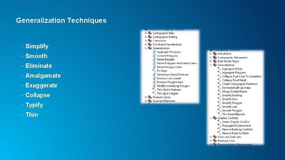 Esri Production Mapping Automating Map Generalization Workflows Amber Esri Production Mapping Automating Map Generalization Workflows Amber