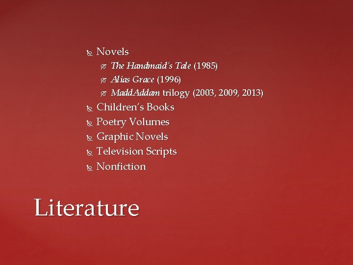 The Handmaids Tale By Margaret Atwood Basic Facts