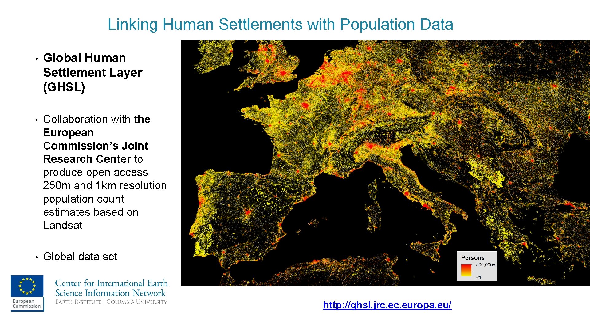 The POPGRID Data Collaborative Alex de Sherbinin Associate