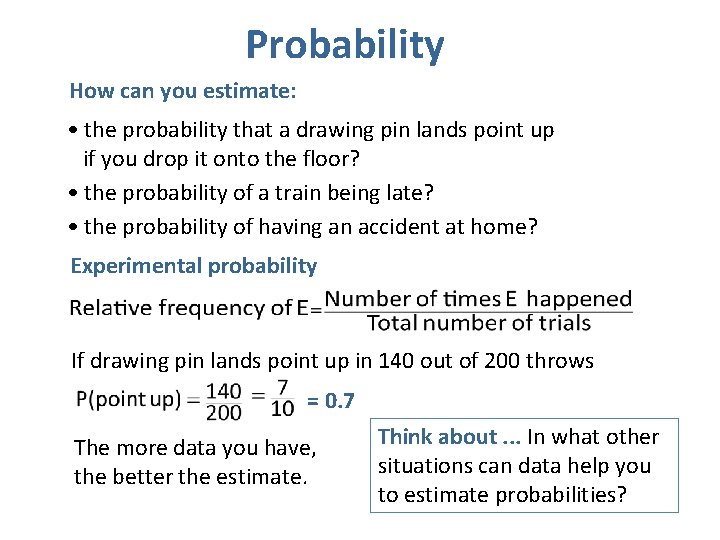 Nuffield FreeStanding Mathematics Activity Probability Nuffield ...