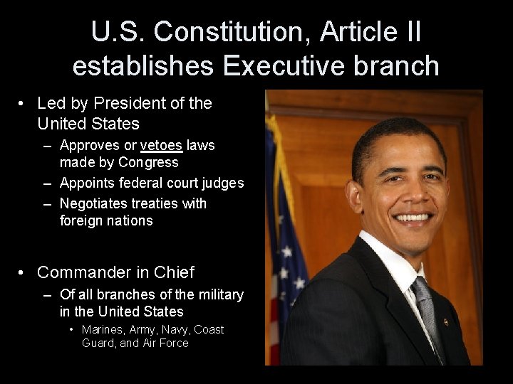 Chapter 9 1 Basic Principles of the US