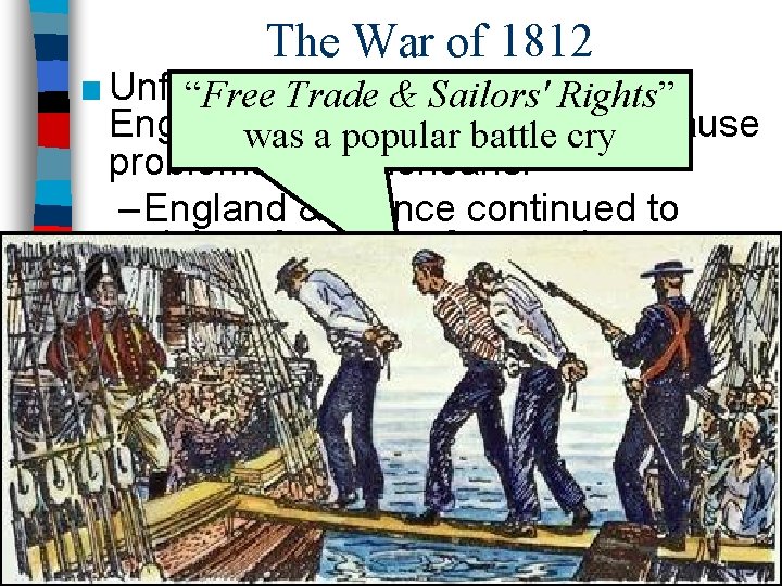 James Madison The War of 1812 Unfortunately between