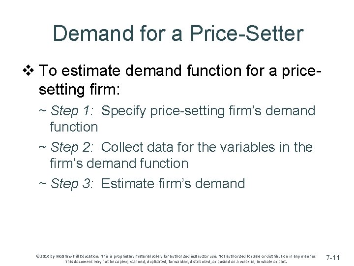 Chapter 7 Demand Estimation Forecasting 2016 by Mc