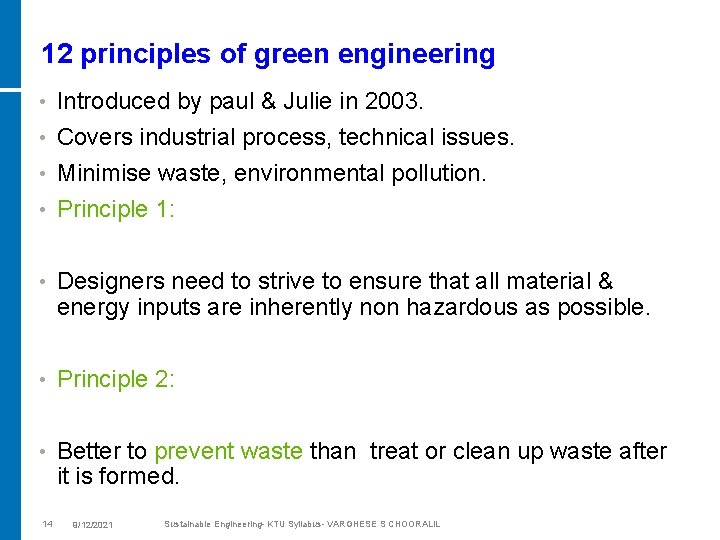 Sustainable Engineering 1 9122021 Sustainable Engineering KTU Syllabus