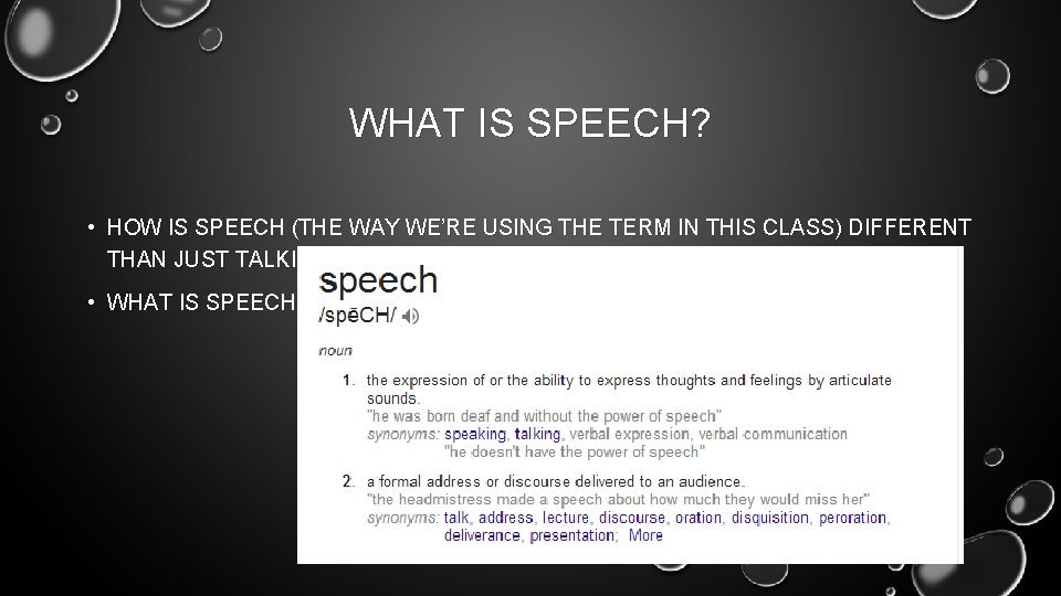 WHAT IS SPEECH WHAT IS DEBATE LETS GET