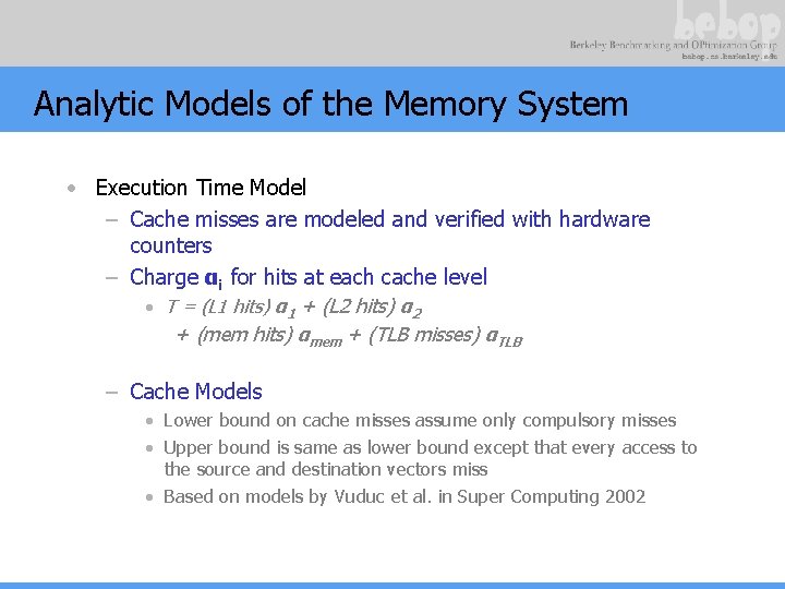 When Cache Blocking of Sparse Matrix Vector Multiply
