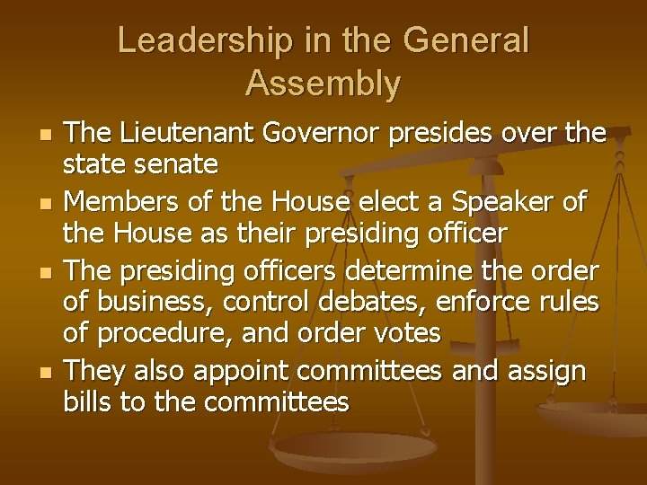 Georgias Government The Legislative Branch November 10 2014