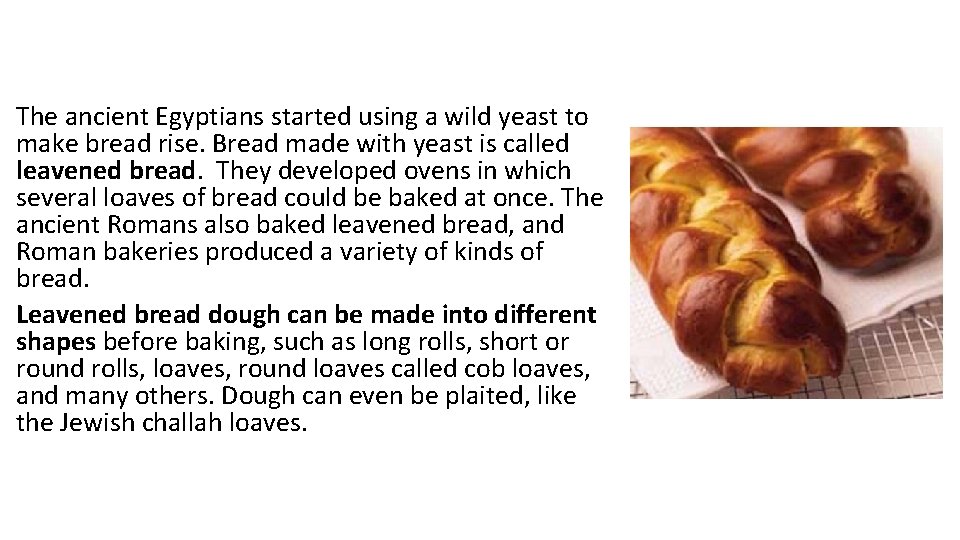 Baking It Lesson 3 The History of Bread