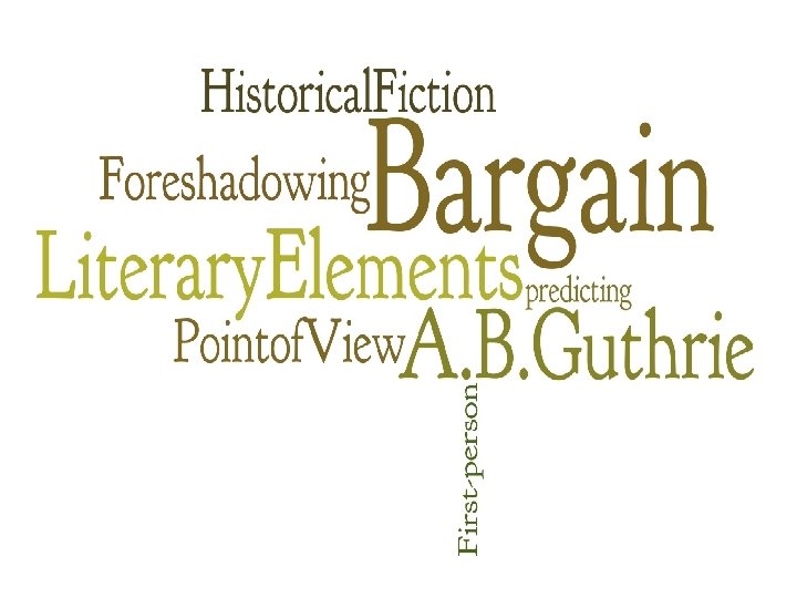 Bargainby A B Guthrie Before Reading Historical Fiction