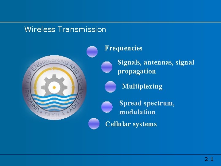Wireless Mobile Communication Background Of Wireless Communication Technology