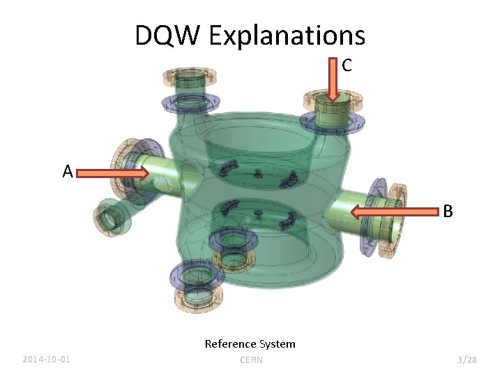CRAB Cavity Specification Drawings DQW 3 D Model