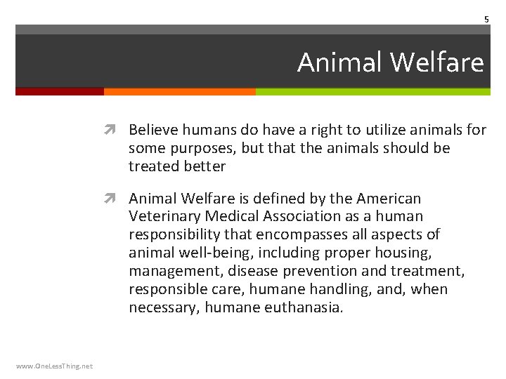 Animal Rights vs Animal Welfare Basic Animal Industry