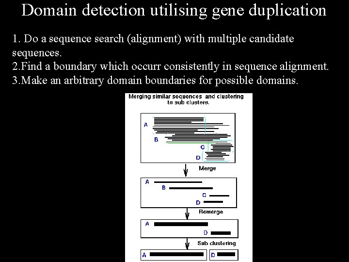 Protein Sequence Domain Boundary Detection Finding domain boundaries