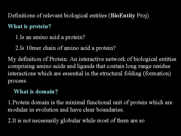Protein Sequence Domain Boundary Detection Finding domain boundaries