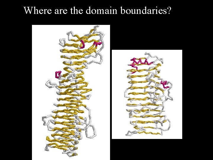Protein Sequence Domain Boundary Detection Finding domain boundaries