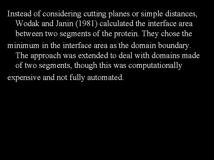 Protein Sequence Domain Boundary Detection Finding domain boundaries