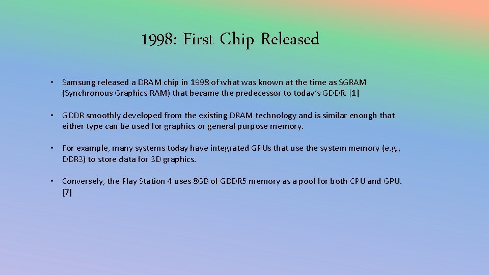 Discovering GDDR Architectural Design Comparison with DDR By