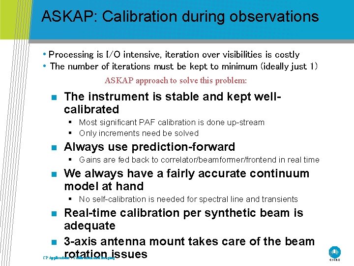 WP 2 6 3 Calibration and Imaging techniques
