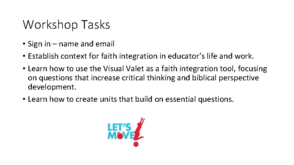 Using Essential Questions to Develop a Biblical Perspective