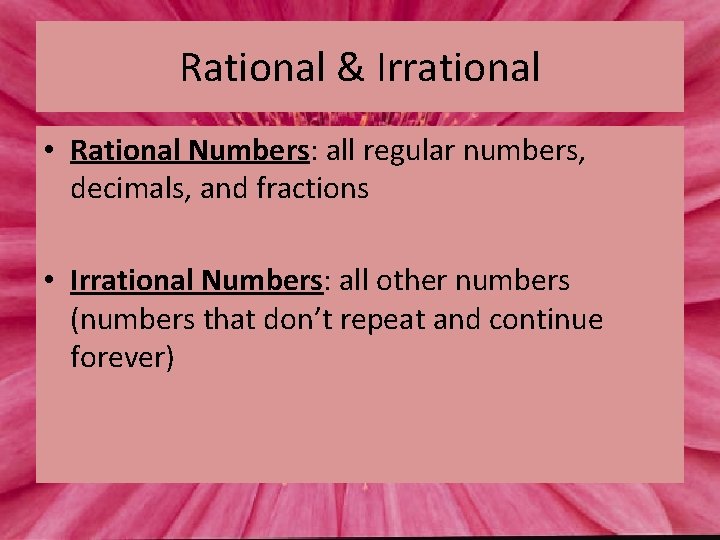 1 3 Real Numbers Essential Questions 1How do