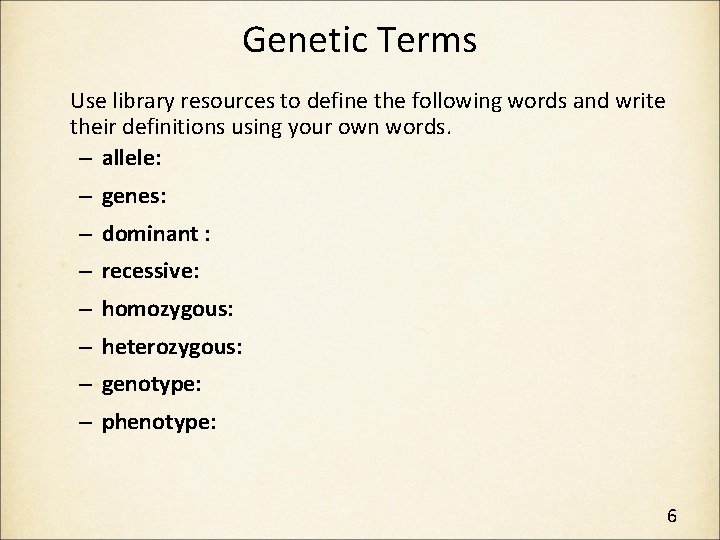 Basic Genetic Concepts Terms 1 Genetics what is