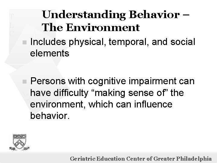 When Behavior Challenges Responding to Behaviors Associated with