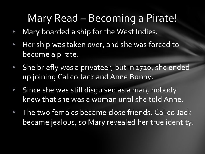 Anne Bonny and Mary Read Famous Women Pirates