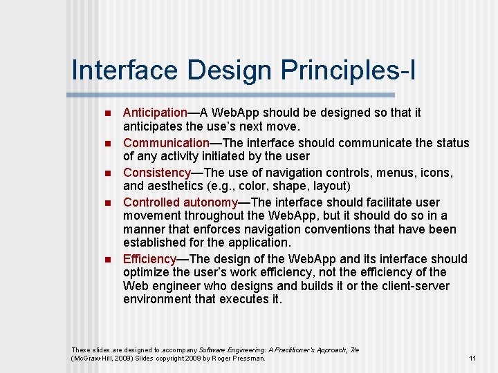 Chapter 6 n Web App Design Slide Set