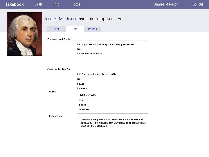 Task 1 The following slides have been precreated