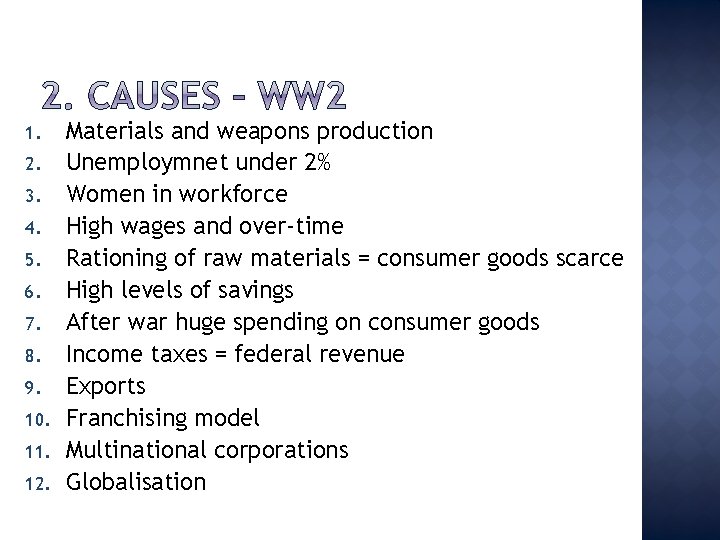 SOURCES OF THE US ECONOMIC BOOM 1945 1968