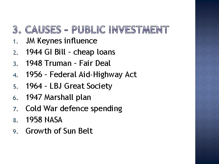 SOURCES OF THE US ECONOMIC BOOM 1945 1968