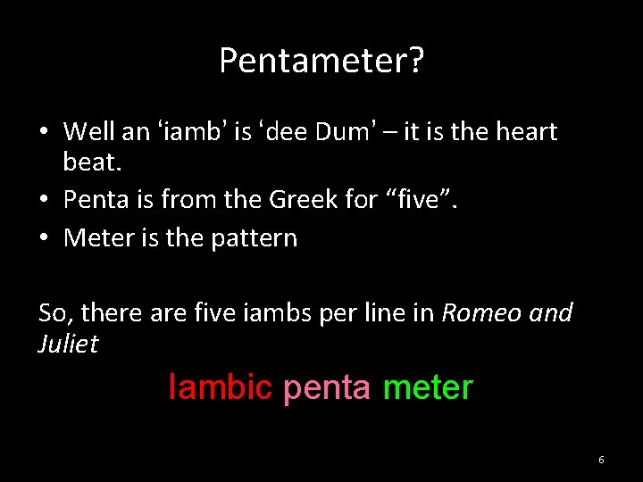 Shakespearean Sonnets and Iambic Pentameter 1 William Shakespeare