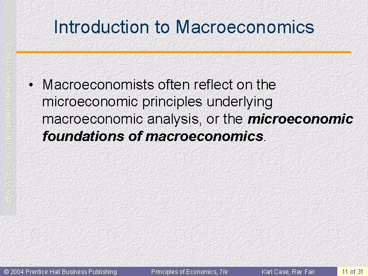 CHAPTER 5 Introduction to Macroeconomics Prepared by Fernando