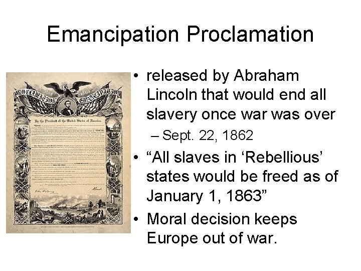 The Civil War in a Nutshell Antietam September