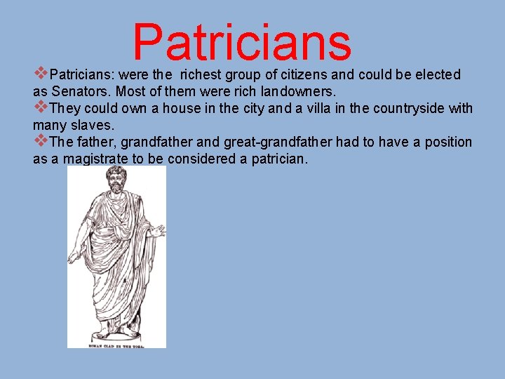 History Project Roman Society Menu Roman Society Plebeians