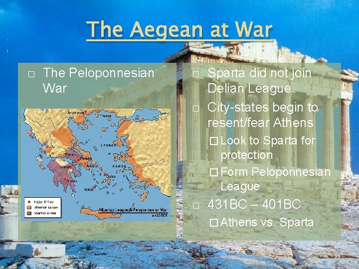 ATHENS AND SPARTA Athens Public Life Agora Public