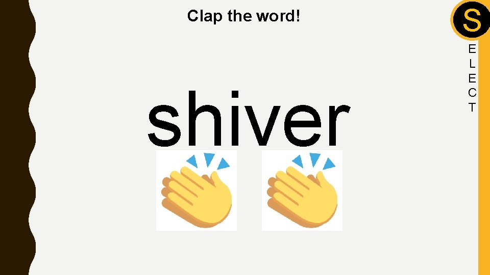 VOCABULARY LESSON 3 WEEK COMMENCING 09 11 20