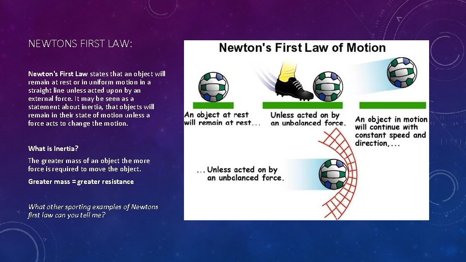 BIOMECHANICS FORCEMOTION RANGE OF MOTION INERTIA FORCETIME WHAT