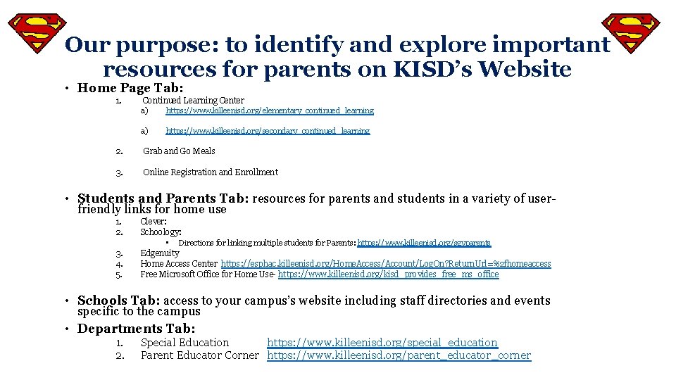 Navigating KISD Online Training Superheroes Presented By Erin